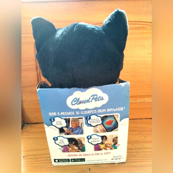 Jay Play | Toys | Cloud Pets Talking Black White Cat Plush Toy A Message You Can Hug | Poshmark